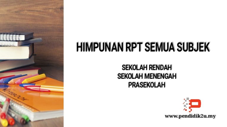 Himpunan RPT Semua Subjek Sekolah Rendah dan Menengah - Pendidik2u