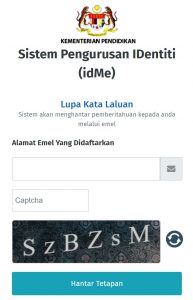 Sistem Pengurusan Identiti (iDMe) - Pendidik2u